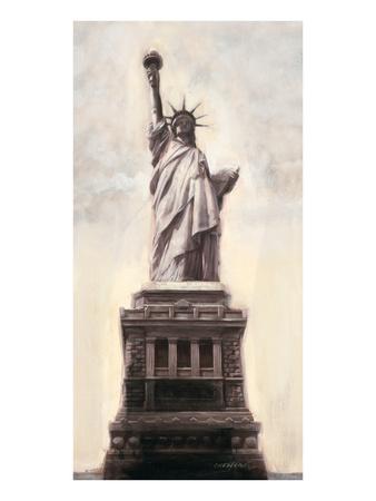 'Statue of Liberty N.Y.C.' Premium Giclee Print - Talantbek Chekirov ...