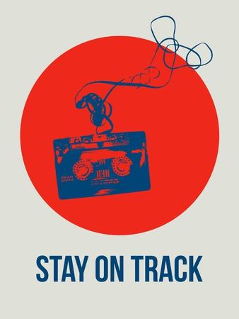 'Stay on Track Circle 1' Print - NaxArt | AllPosters.com