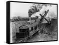 Steam Shovel Digging Ditch for Western Pacific Railroad Photographic ...