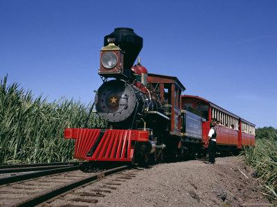 'Steam Train from 1860, Reconstructed 1970, Maui Island, Hawaii, USA ...