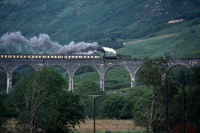 'Steam Train LNER the Great Marquess on the Glenfinnan Viaduct, West ...