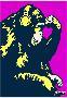 'Steez Monkey Thinker - Purple Art Poster Print' Posters | AllPosters.com