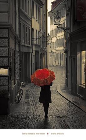 'Red Rain' Poster - Stefano Corso | AllPosters.com