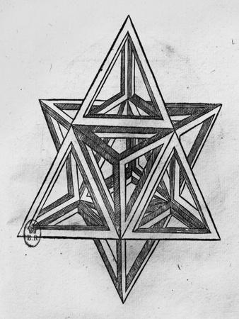 'Stella Octangula, from "De Divina Proportione" by Luca Pacioli ...