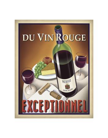 'Du Vin Rouge Exceptionnel' Print - Steve Forney | AllPosters.com
