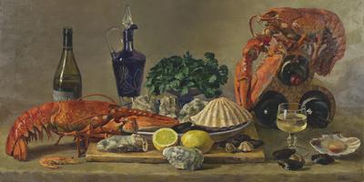 'Still Life With Lobsters' Giclee Print - Valeriy Chuikov | AllPosters.com