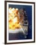 Battleship USS Iowa Firing Its Mark 7 16-inch/50-caliber Guns ...