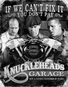 'Stooges - Knuckleheads' Tin Sign | AllPosters.com