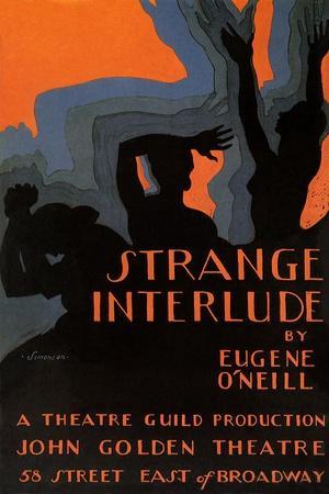 'Strange Interlude by Eugene O'Neill, c.1928' Giclee Print | AllPosters.com