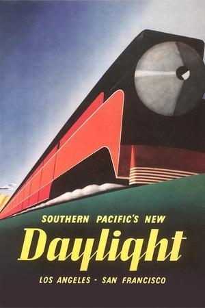 'Streamlined Daylight Train' Posters | AllPosters.com