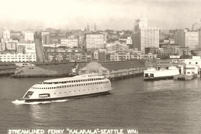 'Streamlined Ferry, Seattle, Washington' Poster | AllPosters.com