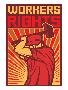 'Stylized Workers Rights Poster' Posters | AllPosters.com