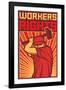 'Stylized Workers Rights Poster' Posters | AllPosters.com