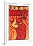 'Stylized Workers Rights Poster' Posters | AllPosters.com