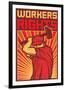 'Stylized Workers Rights Poster' Posters | AllPosters.com