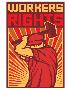 'Stylized Workers Rights Poster' Posters | AllPosters.com