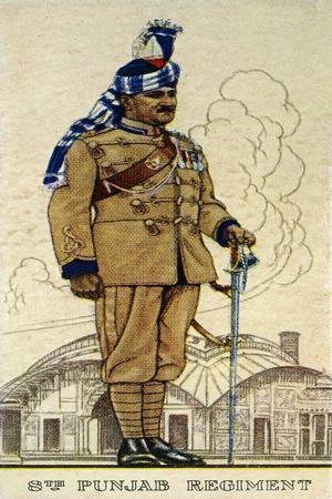 'Subadar-Major of the 8th Punjab Regiment, Indian Army, 1938' Giclee ...