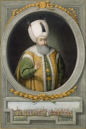 'Sultan Suleiman Khan I, 10th Sultan of the Ottoman Empire, 1815 ...