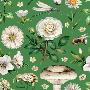 'Summer Pattern with Watercolor Illustrations of Flowers and Insects ...