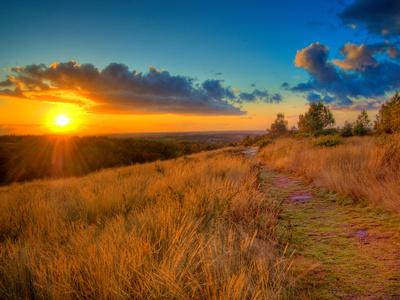 'Sunset in the French Countryside' Photographic Print - Philippe ...