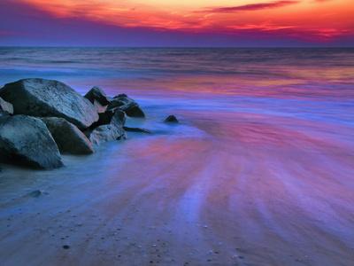 'Sunset on Delaware Bay, Cape May, New Jersey, Usa' Photographic Print ...