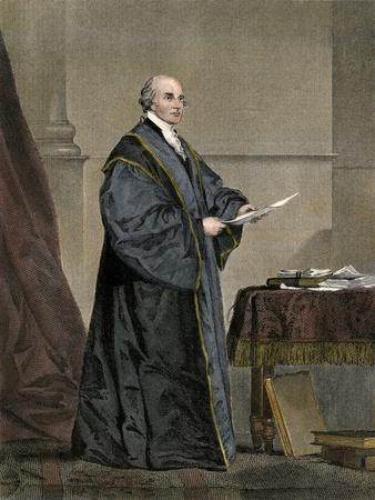 'Supreme Court of the United States: Portrait of John Jay, First Chief ...