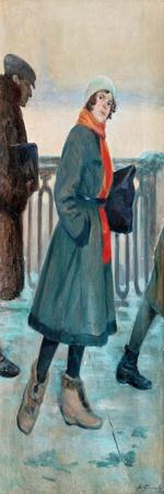 'Sur Le Chemin Du Travail Une Femme Partant Travailler (The Way to Work ...