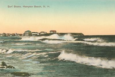 Surf Scene, Hampton Beach, New Hampshire Art | AllPosters.com