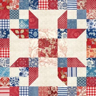 Simple American Four Corners Art - Susan Arnot | AllPosters.com