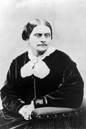 'Susan Brownell Anthony (1820-1906) C.1871 (B/W Photo)' Giclee Print ...