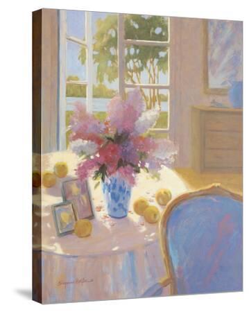 'Lilacs and Apples.' Stretched Canvas Print - Suzanne Hoefler ...