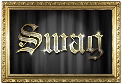 'Swag Bling Faux Frame Poster' Prints | AllPosters.com
