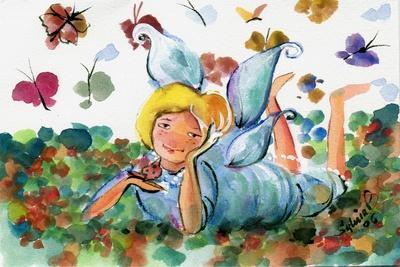 'BUTTERFLY FAIRY' Prints - sylvia pimental | AllPosters.com