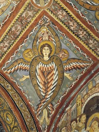 'Symbol of St John Evangelist in Crypt of St Magnus, St Mary Cathedral ...