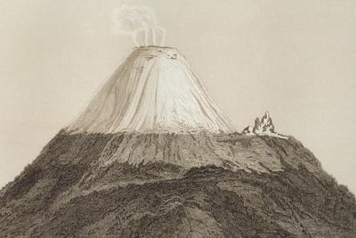 'T.1594 Cotopaxi, Drawn by Stock from a Sketch by Humboldt, Engraved by ...