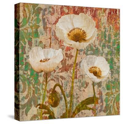 'Poppies Crackle' Stretched Canvas Print - Tania Bello | AllPosters.com