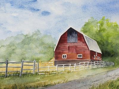 Steamboat Barn Giclee Print - Tanis Bula | AllPosters.com