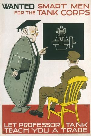 'Tank Corps Recruitment' Print | AllPosters.com