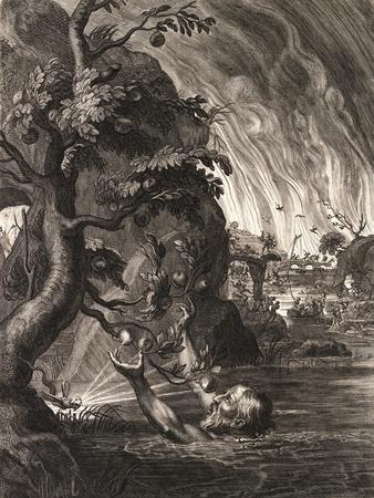 'Tantalus Condemned to Tartarus' Giclee Print | AllPosters.com