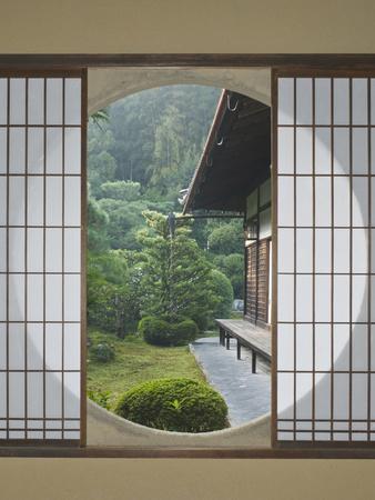 'Tea House Window, Sesshuji Temple, Kyoto, Japan' Photographic Print ...