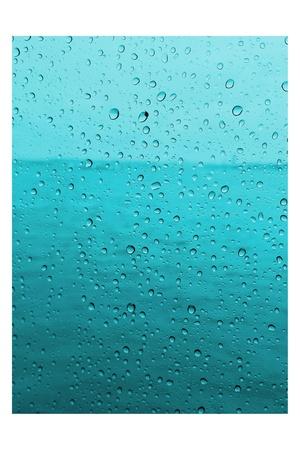'Teal Rain Drops' Prints - Sheldon Lewis | AllPosters.com