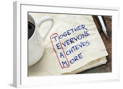 'TEAM Acronym (Together Everyone Achieves More), Teamwork Motivation ...