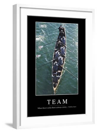 'Team: Inspirational Quote and Motivational Poster' Photographic Print ...
