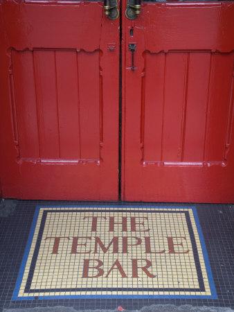 'Temple Bar Pub Sign, Temple Bar District, Dublin, Ireland ...