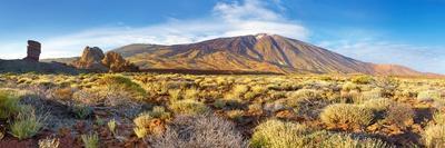'Tenerife - panoramic view of Mount Teide and Los Roques de Garcia ...