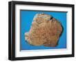 'Terracotta Fragment with Map of City of Nippur, from Tell Telloh, Iraq ...
