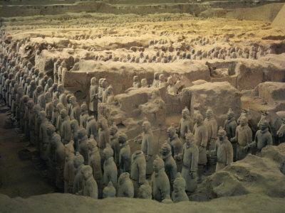 'Terracotta Warriors in the Tomb of Chin Shih Huang Ti, Xian, China ...