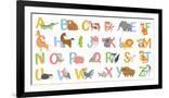 Cartoon Animals Alphabet for Kids. Learn Letters with Funny Animal, Zoo ...