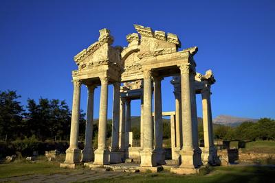 'Tetrapylon, Aphrodisias, Anatolia, Turkey, Asia Minor, Eurasia ...