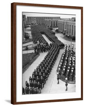 'Texas A&M Rotc Cadet Corps Standing in Formation' Photographic Print ...